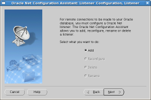 Creating an Oracle Listener with Oracle Network Configuration Assistant
