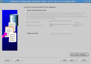 Creating a Database using Database Configuration Assistant